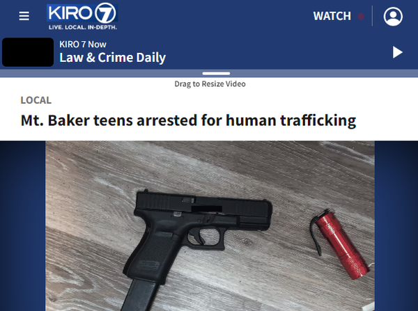 西雅图两青少年涉嫌贩卖人口被捕 | 八阕